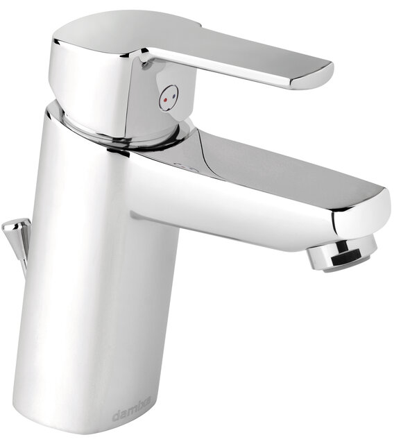 Pine Chrome Medium Basin Mixer with pop up waste [https://damixa.com]