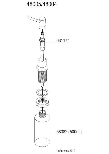 Køkkentilbehør Steel Sæbedispenser [damixa.dk]