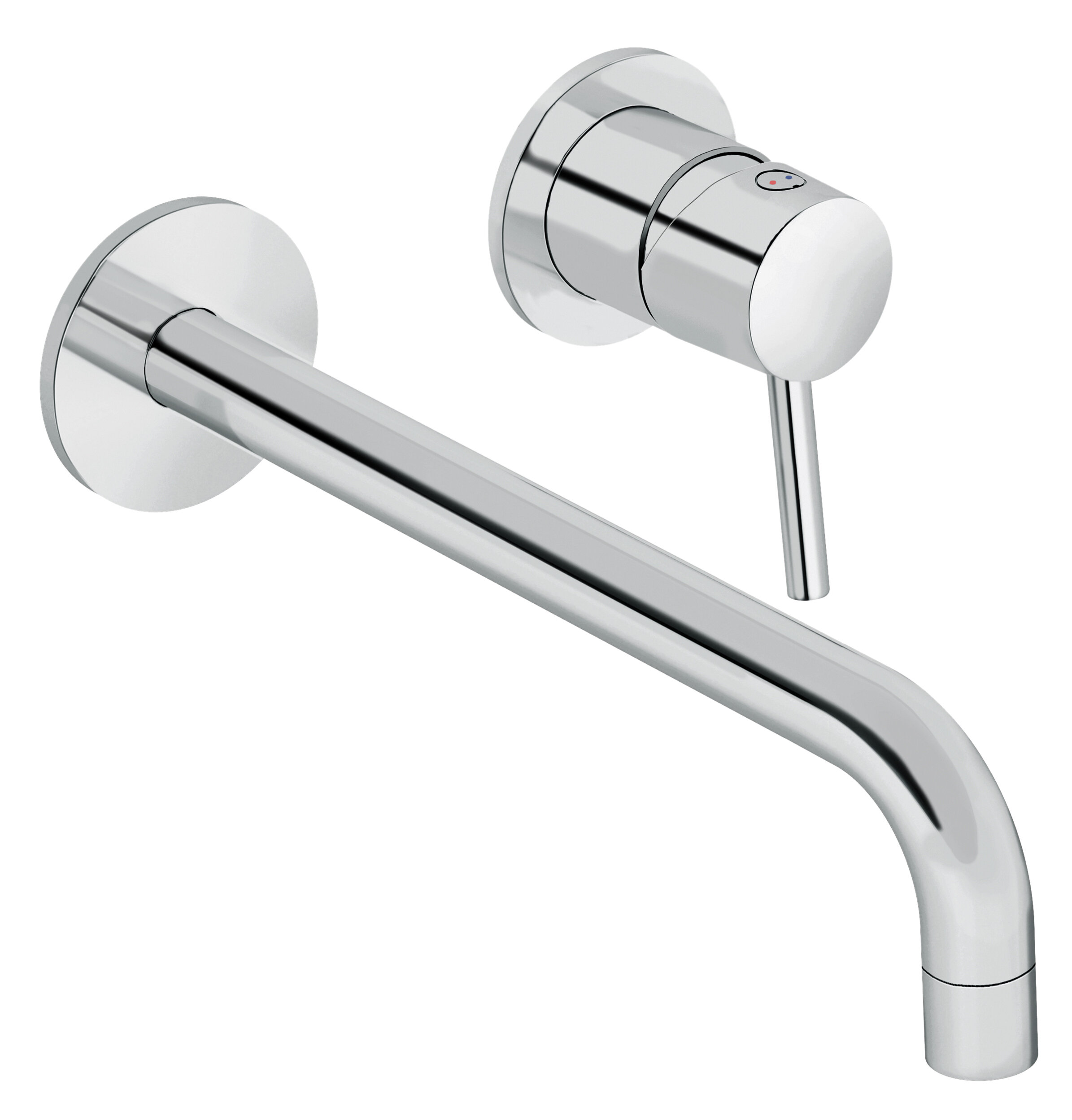 Unterputzarmaturen Chrom Merkur UP-Fertigset Waschtisch Griff rechts ...