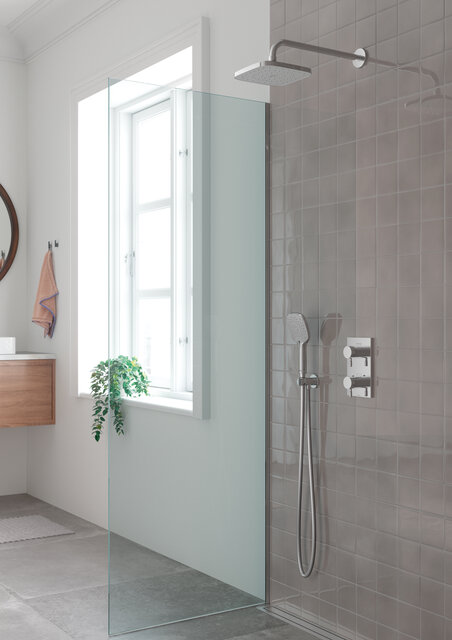 Pine Chrome/Silverhose HS 1 - Complete concealed shower system [https://damixa.com]