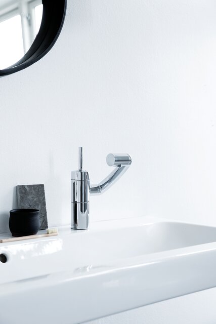 Arc Chrome Basin/Bidet Mixer with pop up waste [https://damixa.com]