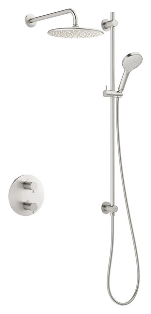 Concealed Steel PVD Silhouet SR1 - concealed shower system [https://damixa.com]